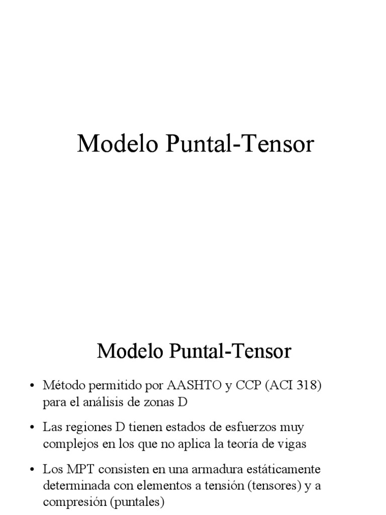 Modelo Puntal Tensor B&W | PDF | Carpintería | Carpintería