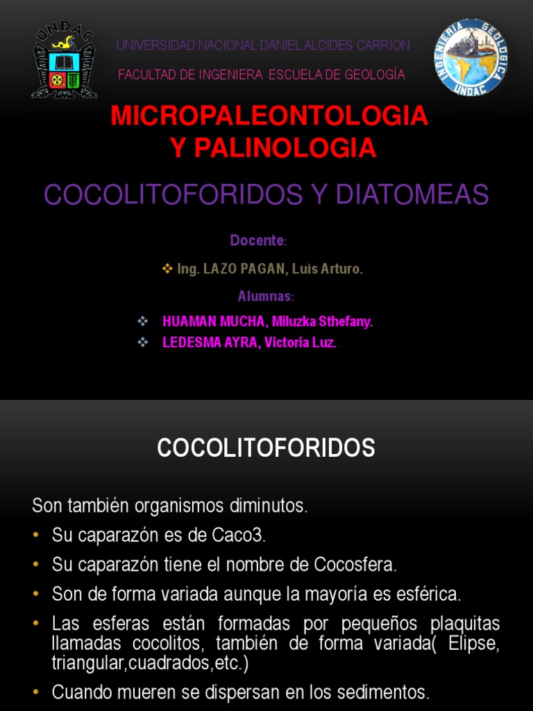 Cocolitóforos y Diatomeas: Un Estudio | PDF | Organismos | Biología