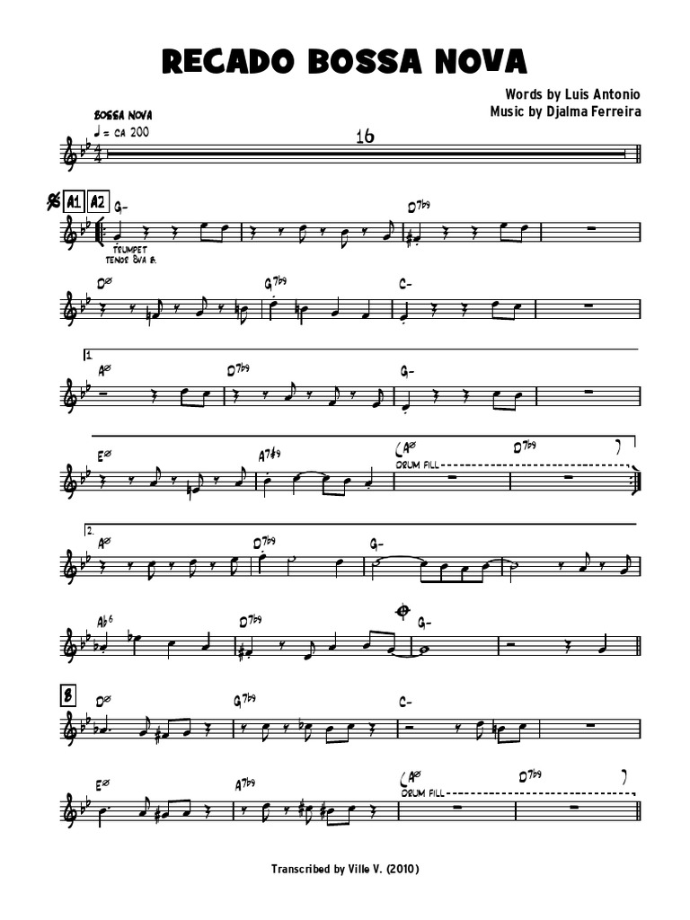 Recado Bossa Nova PDF | PDF | Entretenimento (geral)