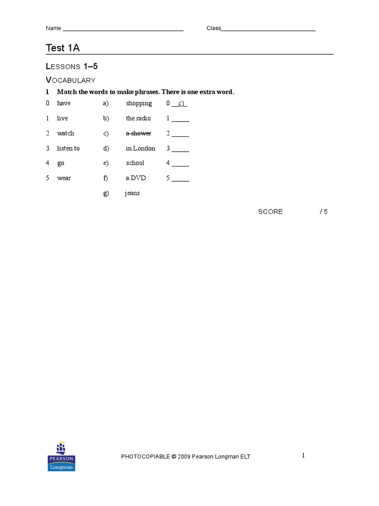 Test 1A | PDF
