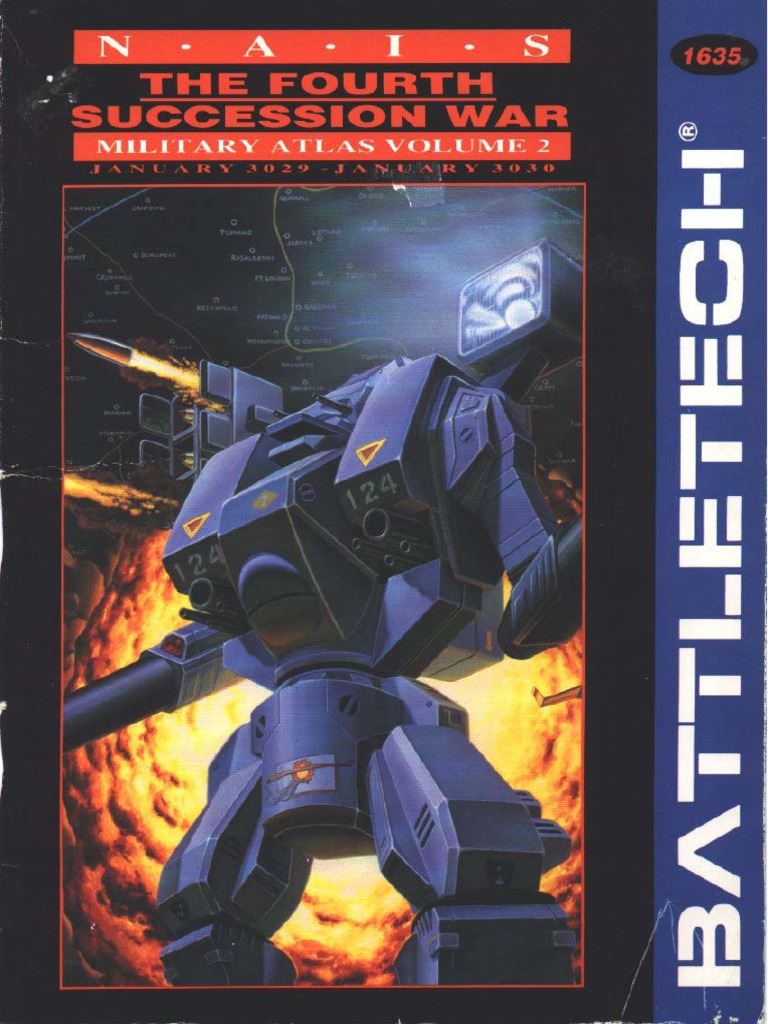 BattleTech 1635 - NAIS 4th Succession War Military Atlas Vol 2 PDF ...