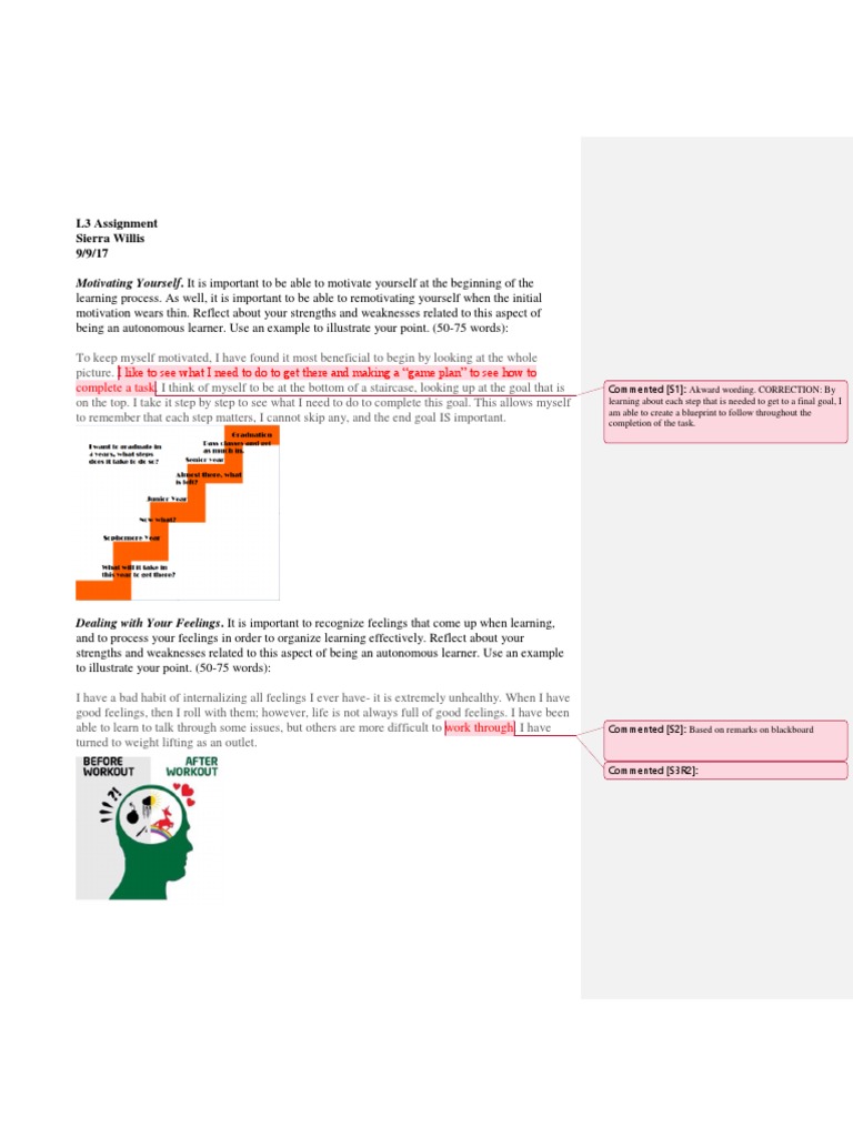 Strategies for Self-Motivation in Learning | PDF | Educational ...