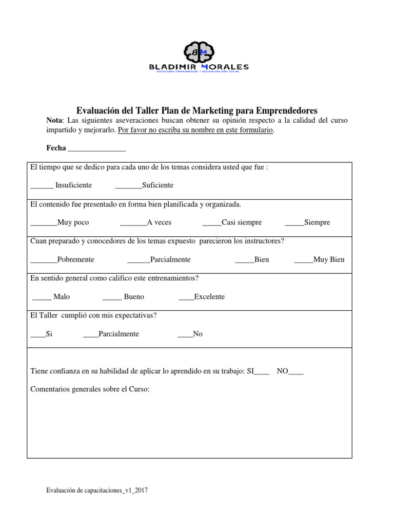 Formulario de Retroalimentacion | PDF