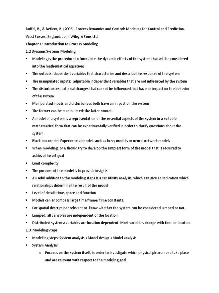 Roffel | PDF | Laplace Transform | Control Theory