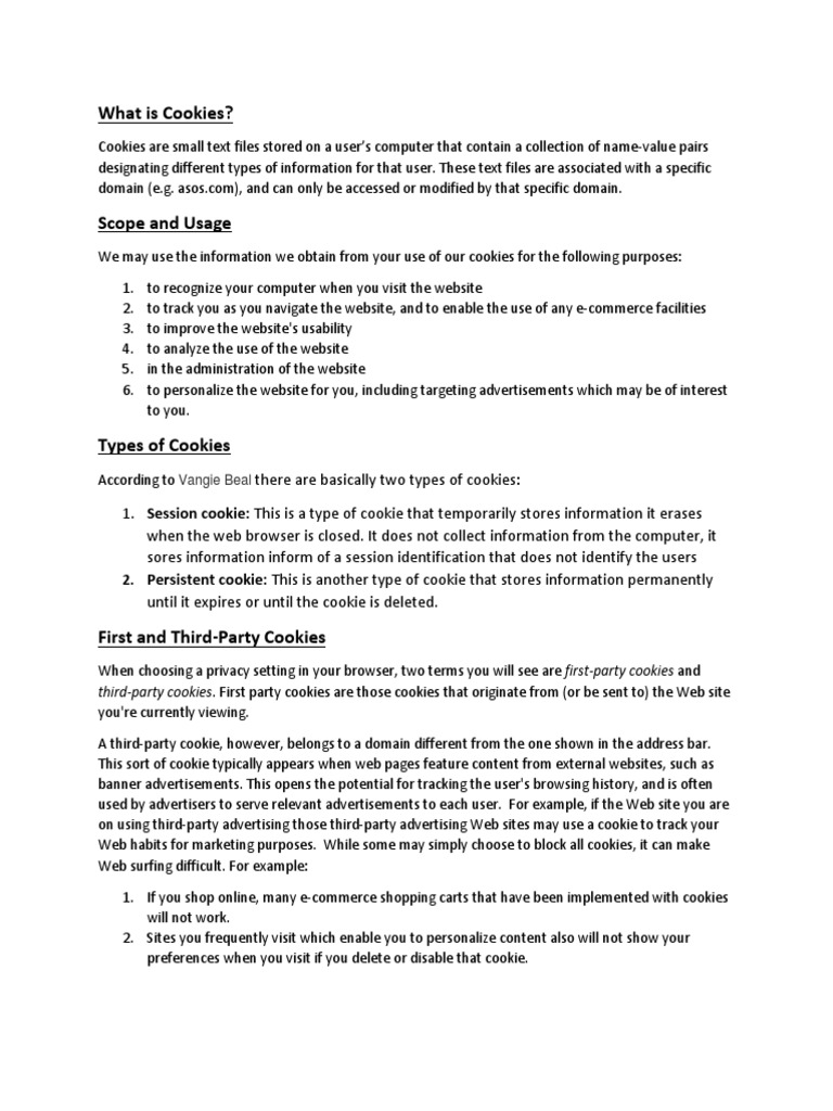 An In-Depth Look at Cookies: Their Purpose, Types, Privacy and Legal ...