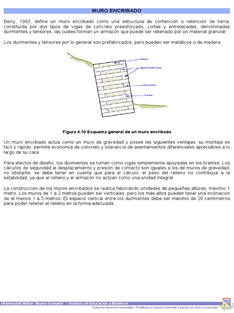 Muro Encribado PDF | PDF