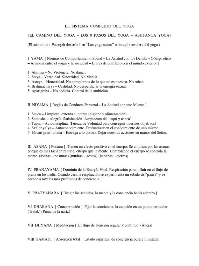 Yoga - Octuple Camino Del - 1 | PDF | Noble Óctuple Sendero | Yoga