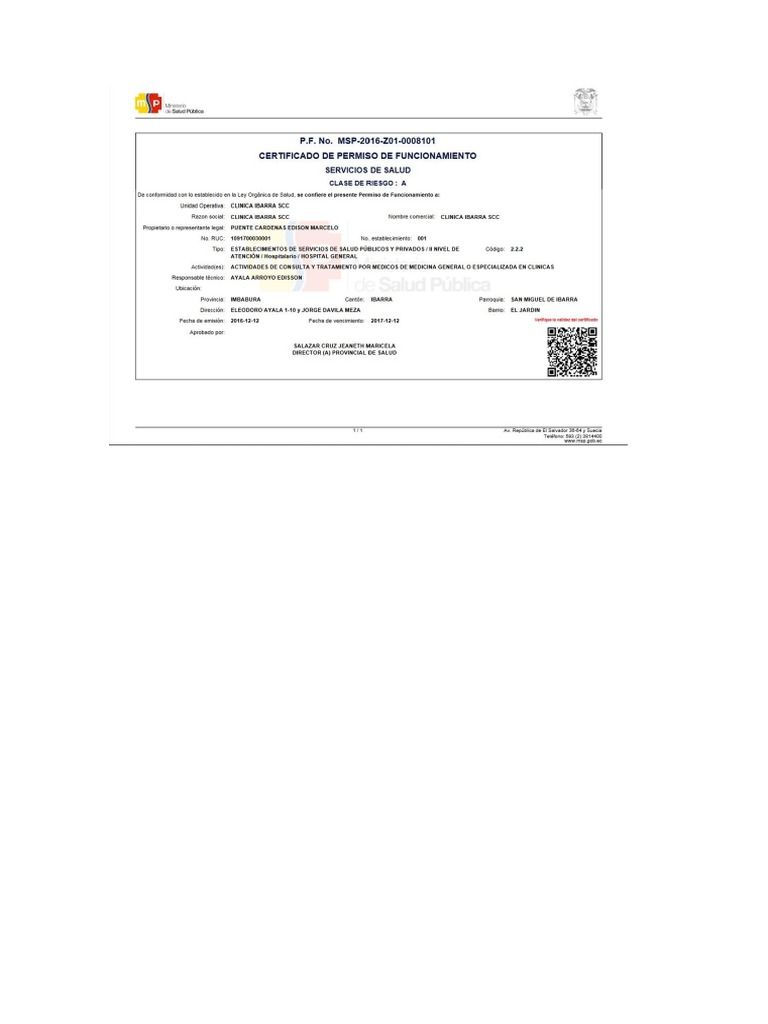Organigrama Estructural de Farcomed | PDF