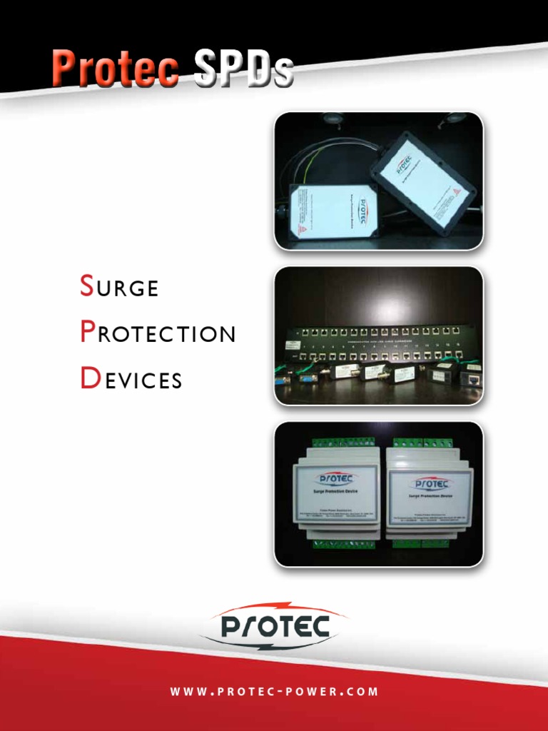 Protec SPD Brochure | PDF | Coaxial Cable | Electrical Components