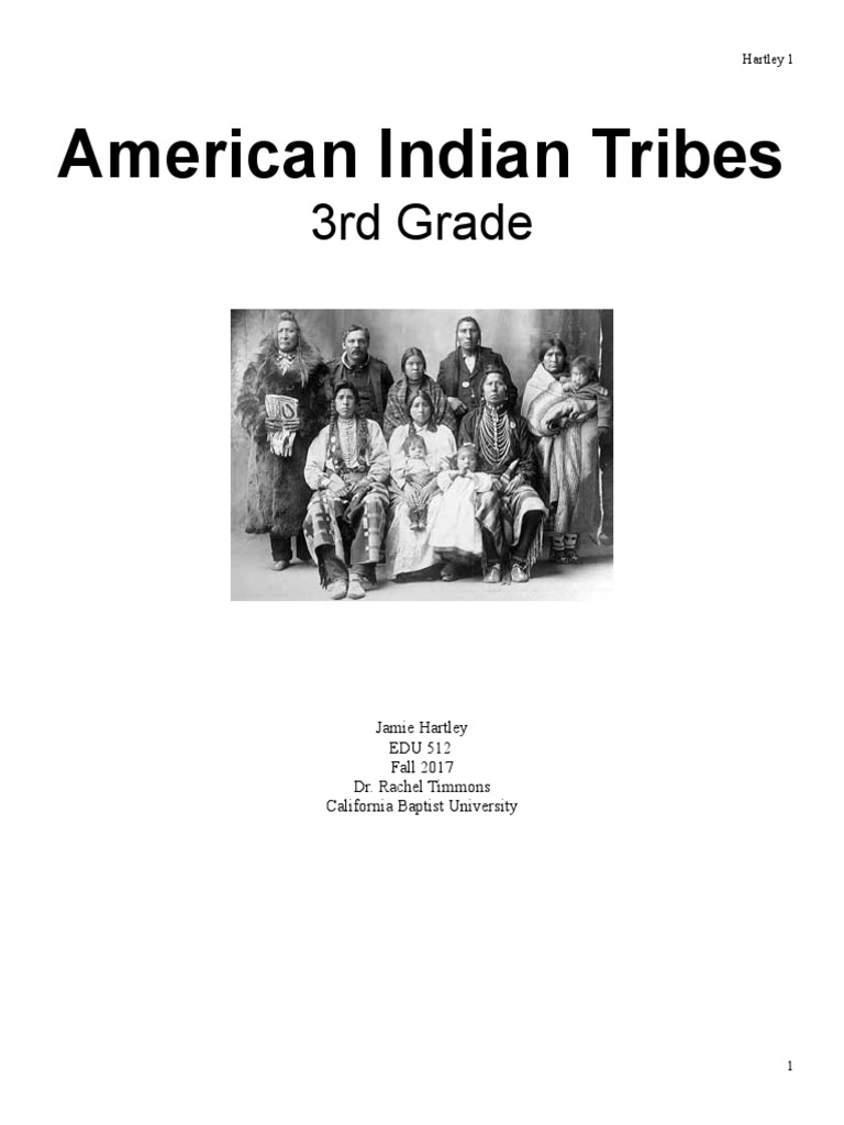 American Indian Tribes: 3rd Grade | PDF | Individualized Education ...