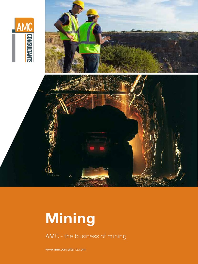 AMC Mining Brochure (A4 LR) | PDF | Expert | Mining