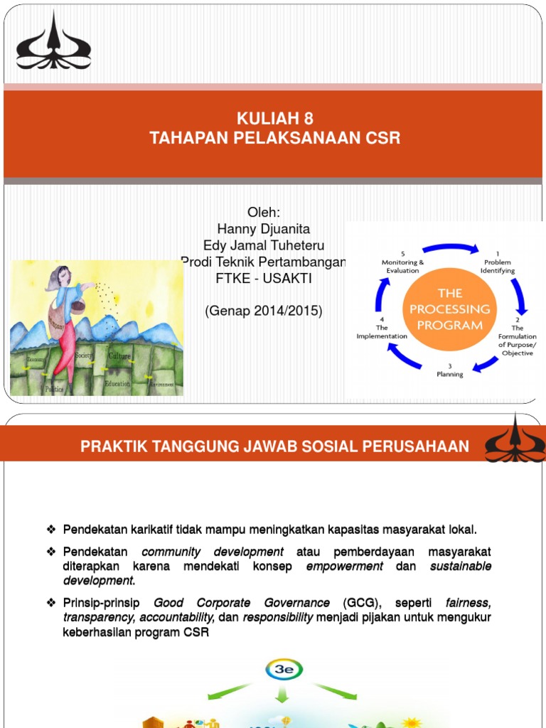 Tahapan Pelaksanaan CSR yang Efektif | PDF