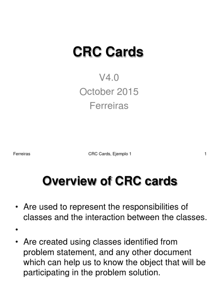 5-CRC Cards | PDF | Object (Computer Science) | Automated Teller Machine