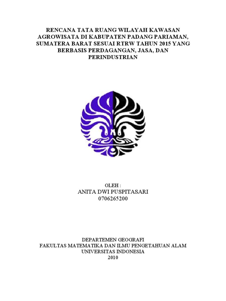 Rencana Agrowisata | PDF