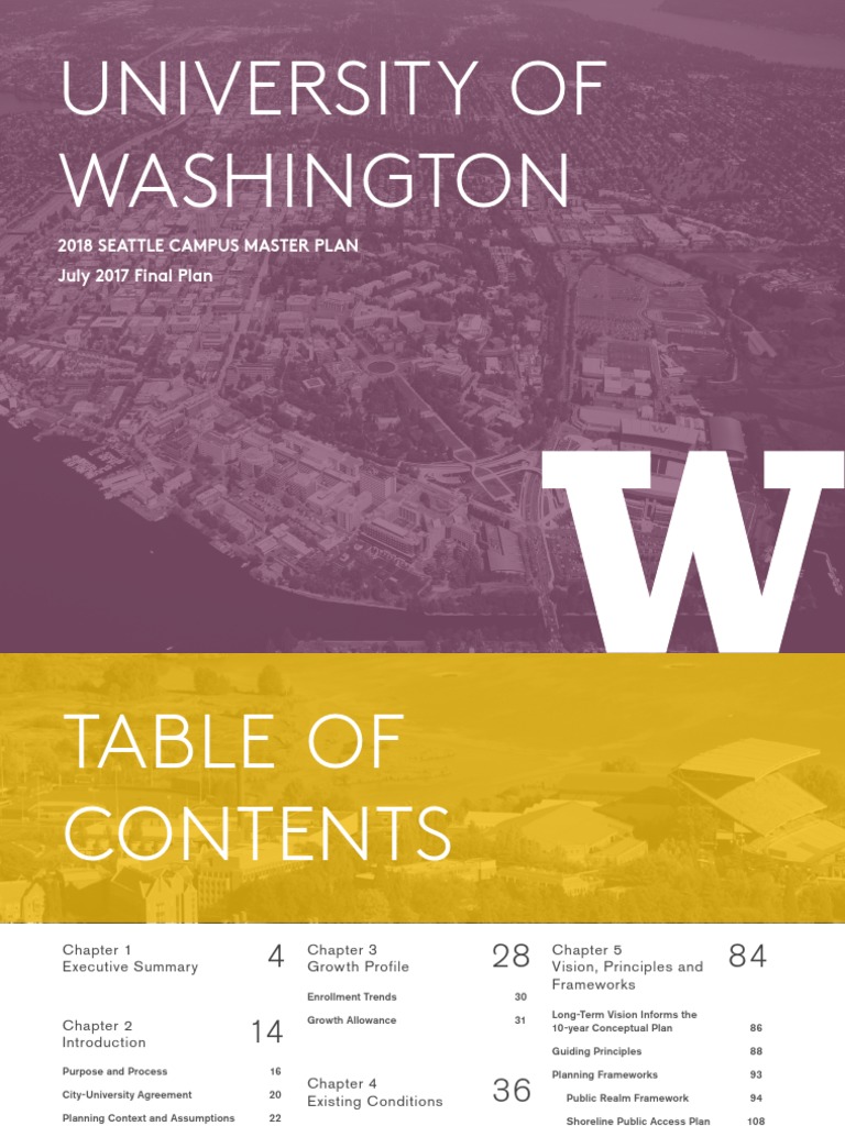 UW Final Campus Master Plan (CMP) | PDF | Economic Development ...