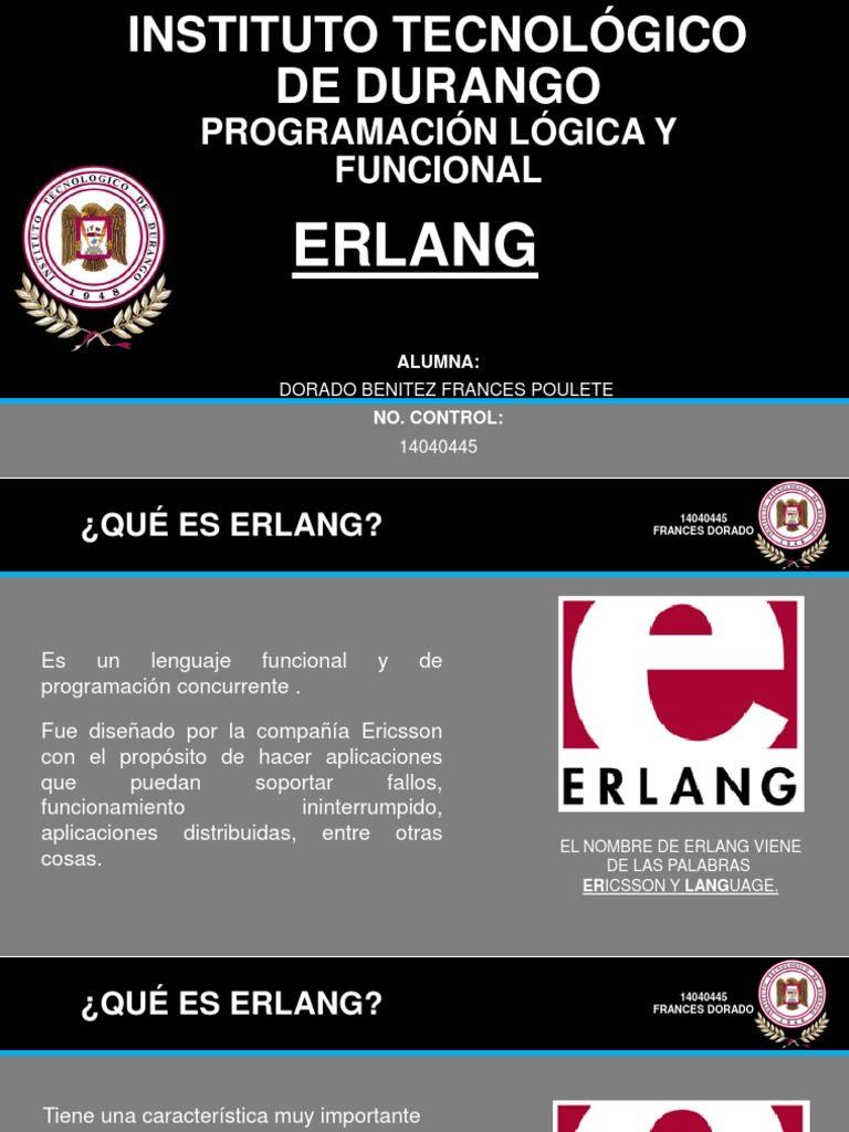 Erlang | PDF | Lenguaje de programación | Tipo de datos