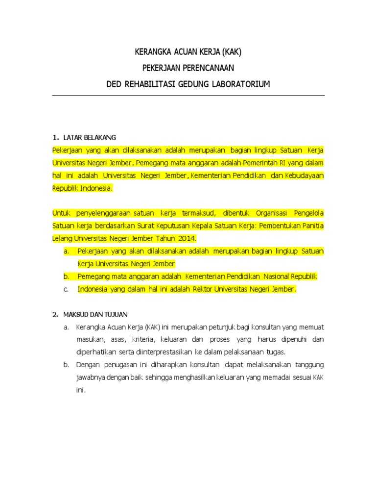 Kak Rehab Lab | PDF