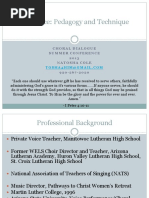 The Vocal Lesson Plan | PDF | Singing | Larynx