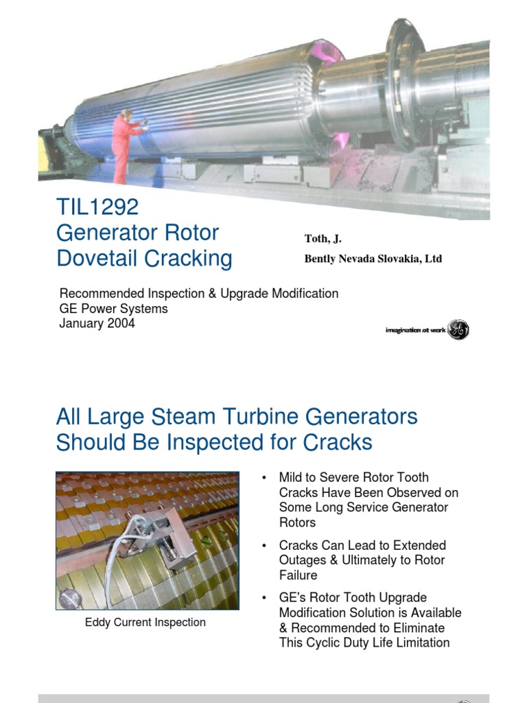 Dovetail Cracking in Generator Rotors | PDF | Fatigue (Material) | Fracture