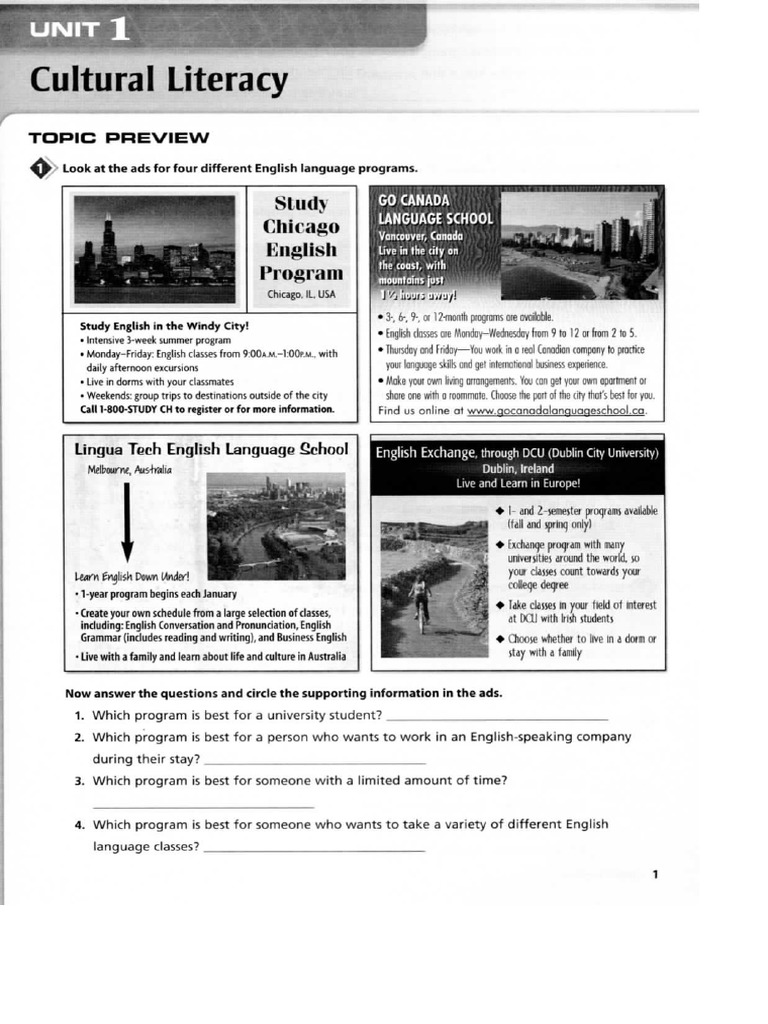 Top Notch 3 Work Book PDF | PDF