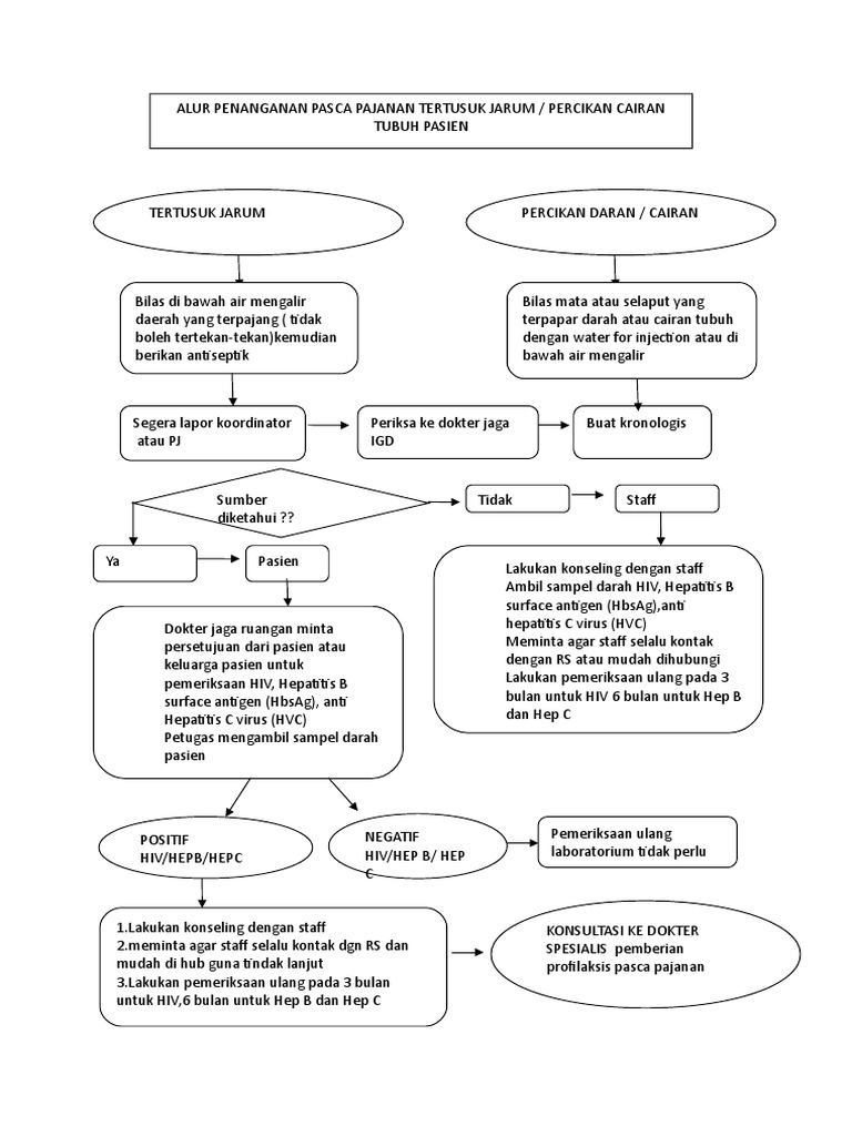 Alur Pelaporan Tertusuk Jarum | PDF