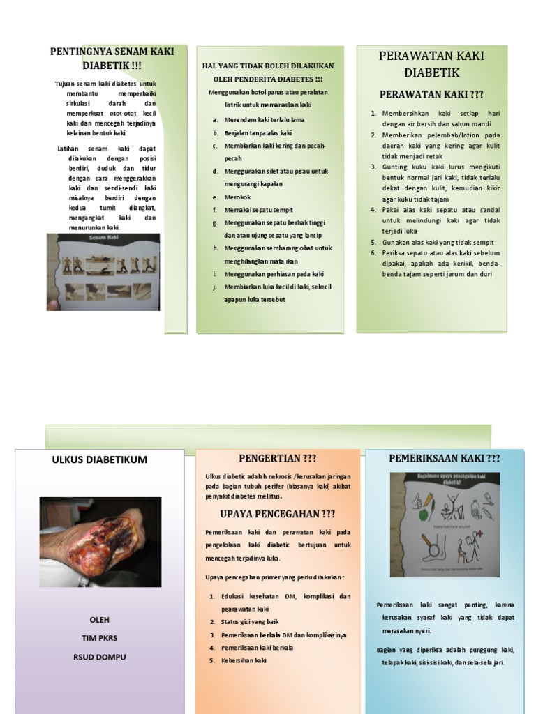 Leaflet DM Ulkus | PDF