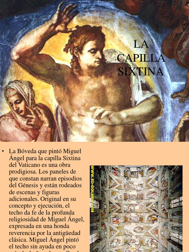 Capilla Sixtina | PDF | Miguel Ángel | Escultura