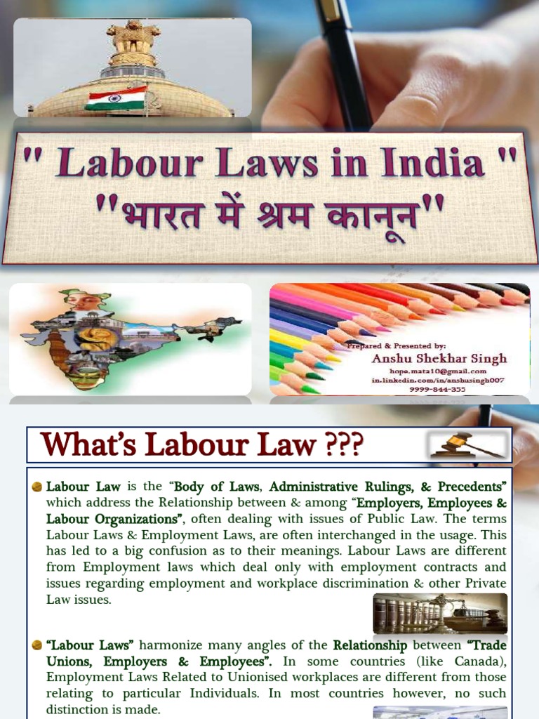 Labour Laws in India | PDF | Apprenticeship | Labour Law