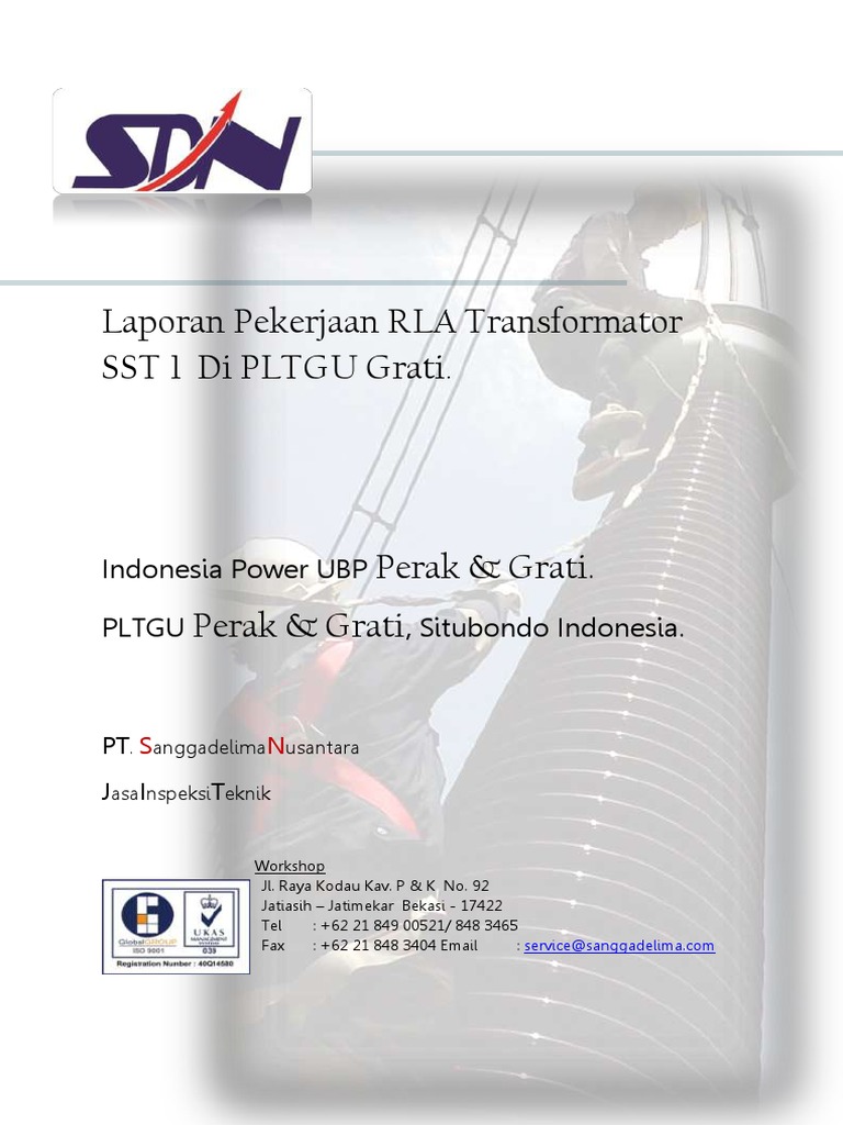 Laporan Rla Sst1 Pltgu Grati | PDF