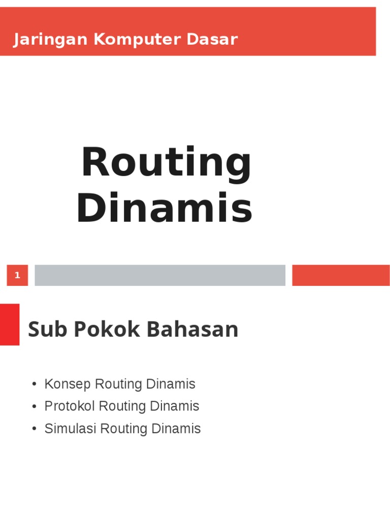 Routing Dinamis | PDF