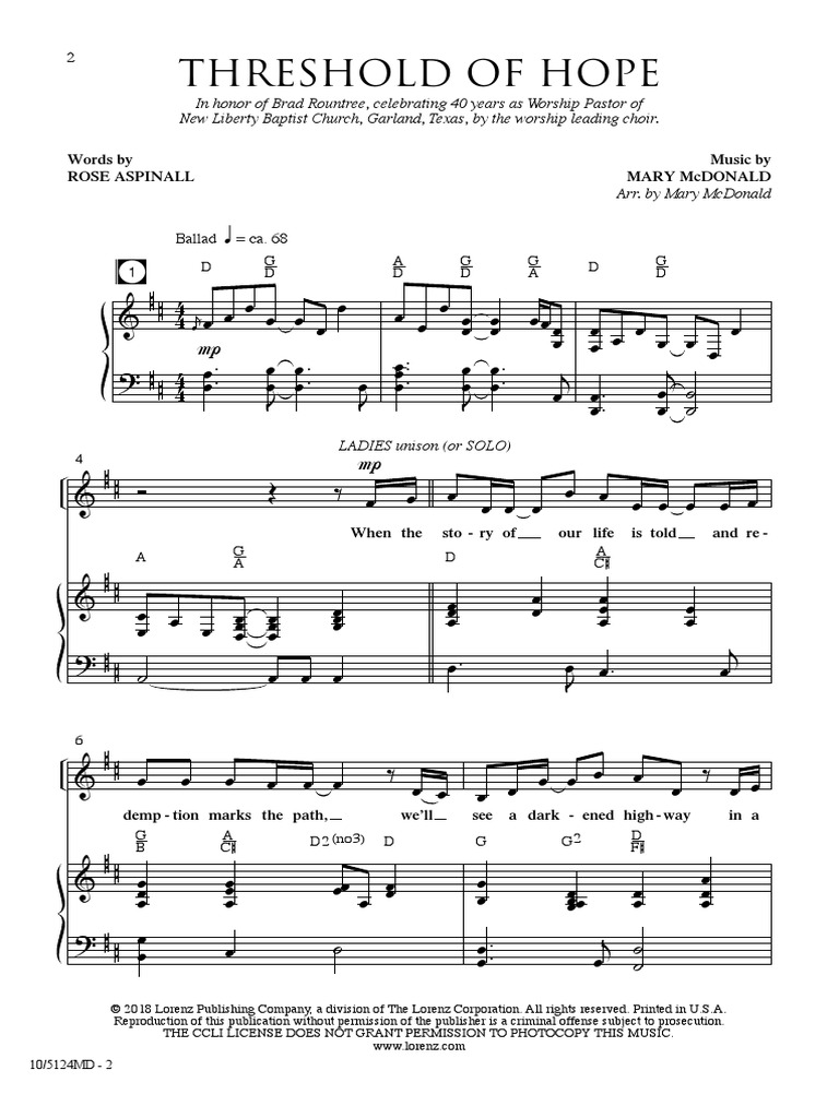 Threshold of Hope Preview | PDF