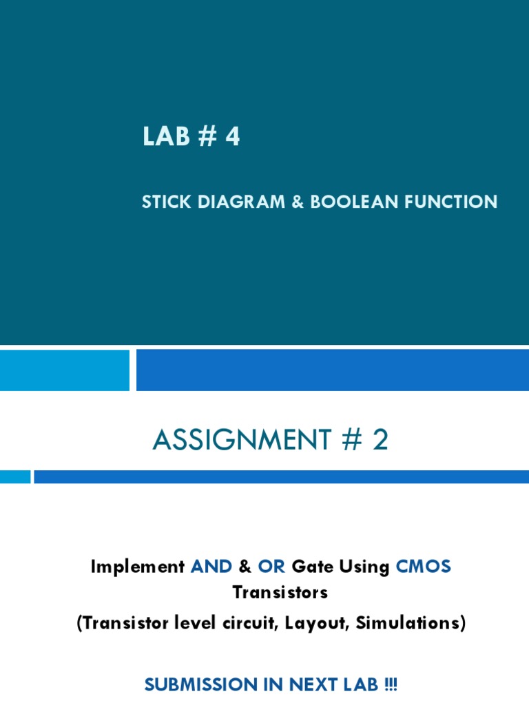 Stick Diagram & Boolean Function | PDF