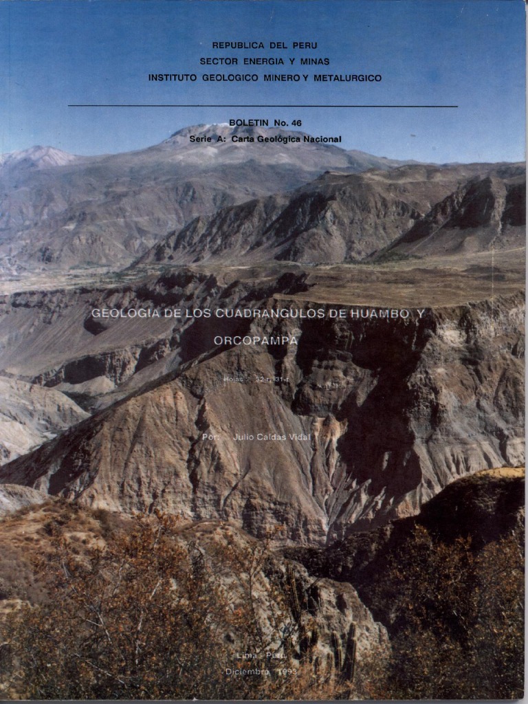 Cuadrangulo de Huambo | PDF | Andes | Roca (geología)