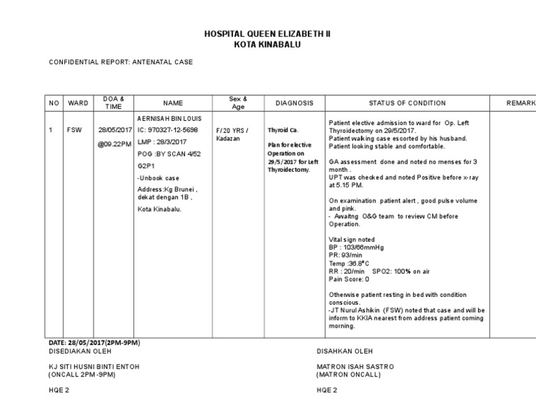 Antenatal High Risk Case | PDF | Health Care | Health Sciences