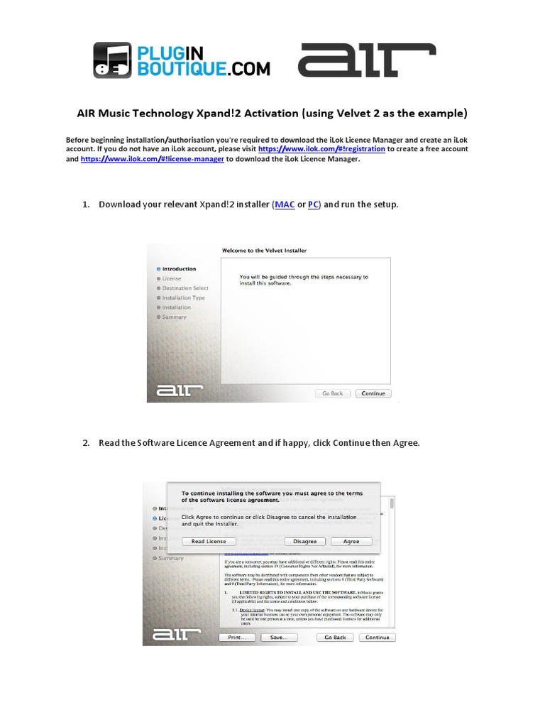 AIR Xpand!2 2.2.7 Installation README PDF | PDF | Computers