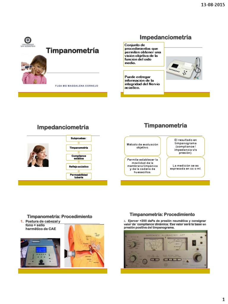 327640385-Timpanometria.pdf | Otorrinolaringología | Cabeza y cuello ...