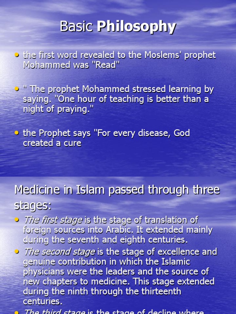 Islamic Medicine: Key Figures & History | PDF | Hospital | Wellness