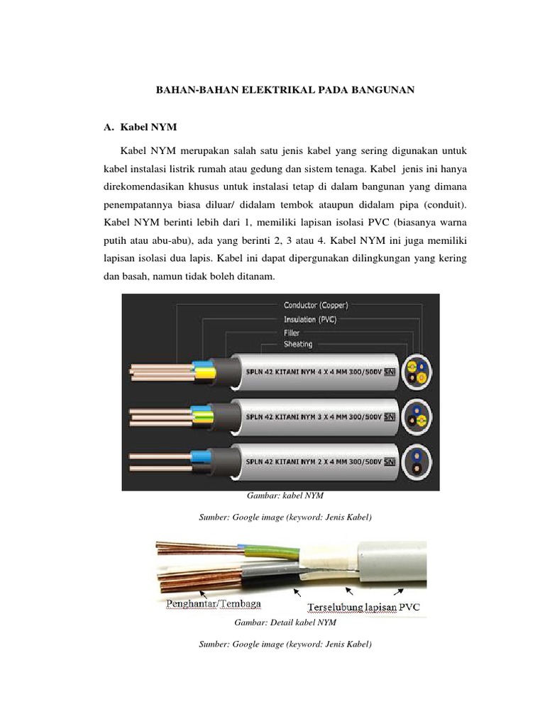 Kabel NYM | PDF | Griya & Taman | Komputer
