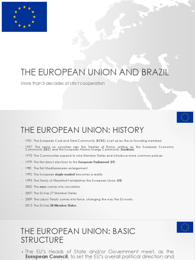 The European Union and Brazil | PDF | European Union | International ...