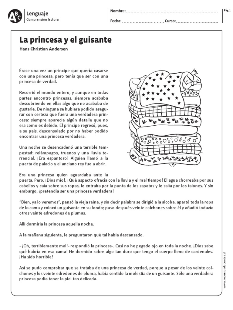 La Princesa y El Guisante | PDF | Verdad | Ocio