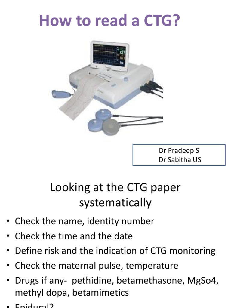 CTG Monitoring Guidelines for Intrapartum Care | PDF | Diseases And ...