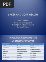 Goat Vital Signs and Health Guide | PDF | Goat | Thermoregulation