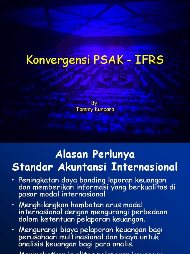 Konvergensi PSAK dan IFRS di Indonesia | PDF