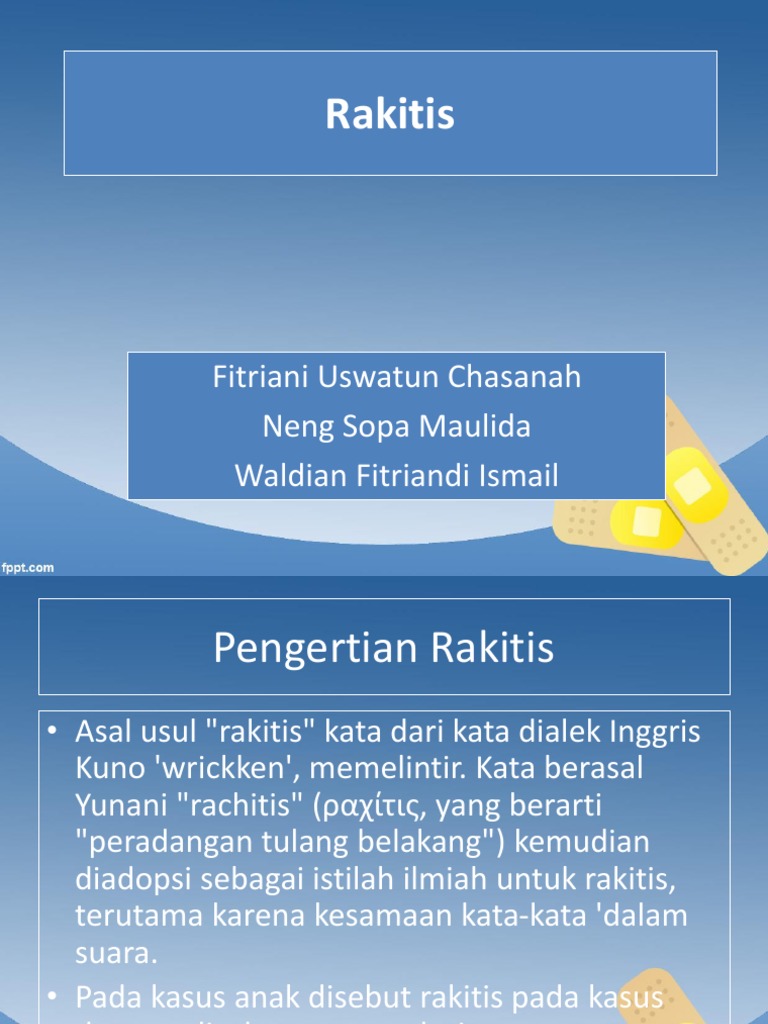 PPT Rakitis 2 | PDF
