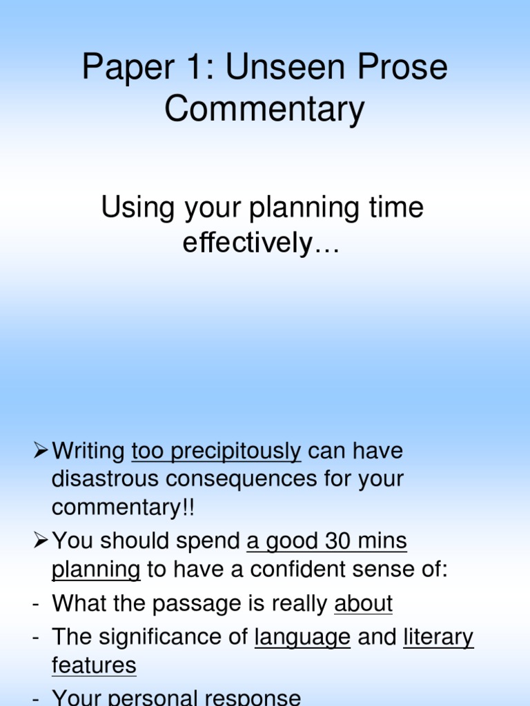 IB Paper 1 PowerPoint | PDF | Narrative | Human Communication