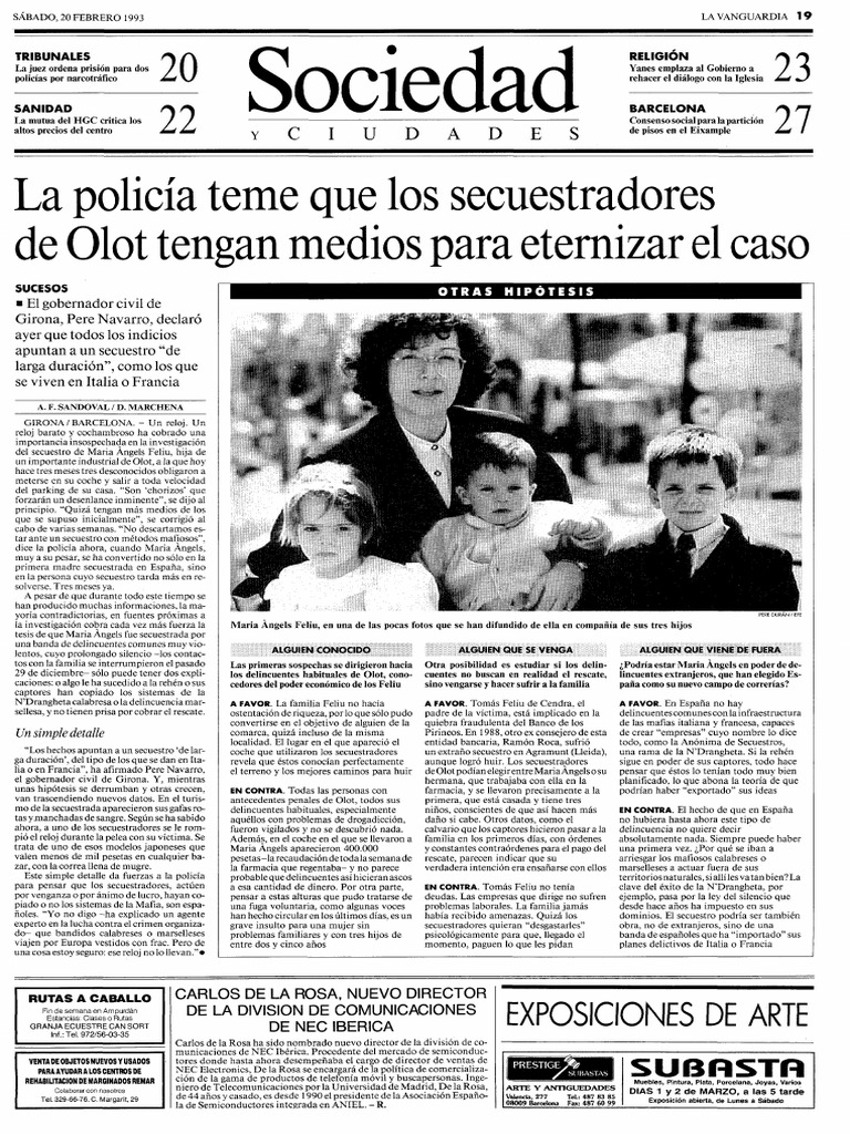 El Misterioso Secuestro de La Farmacéutica de Olot | PDF | Secuestro | Crimen y violencia