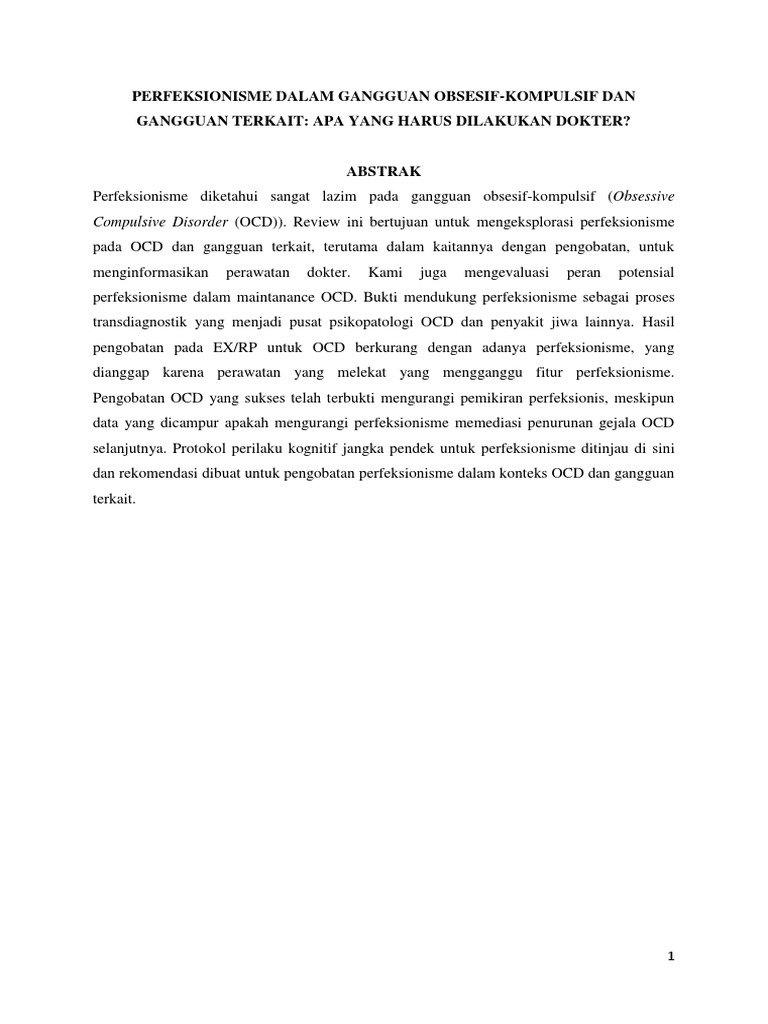 Jurnal Ocd | PDF | Pengembangan Diri