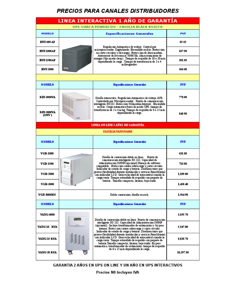 05 Ups Powercom | PDF | Telecomunicaciones | Electrónica digital