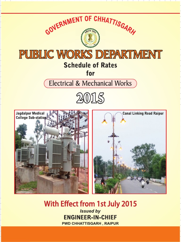 PWD 2015 Sor | PDF | Electrical Wiring | Ac Power Plugs And Sockets