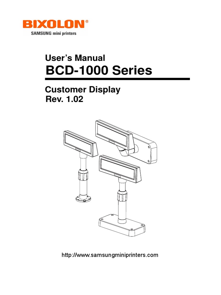 BCD-1000 Series User Manual | PDF | Electrical Connector | Usb